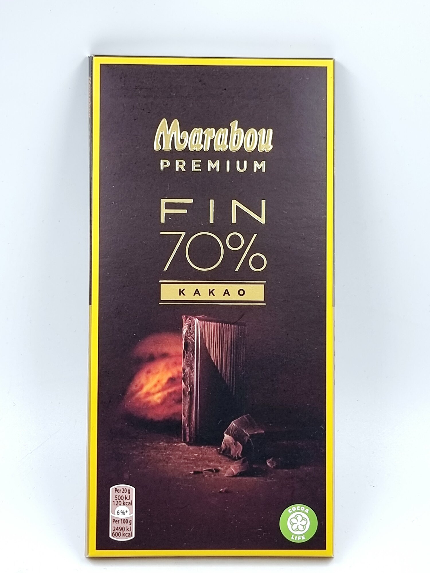 Шоколад темный Marabou Premium Fin 70% какао 100 г (Из Финляндии)