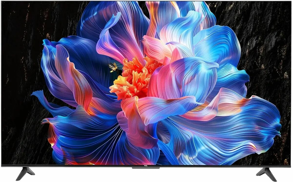 65" Телевизор TCL 65P6K 4K Ultra HD, черный, смарт ТВ, Google TV