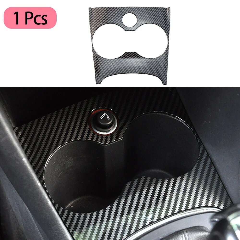 Наклейка на розетку приборной панели автомобиля из углеродного волокна, накладка 1Pc 11-13 - D