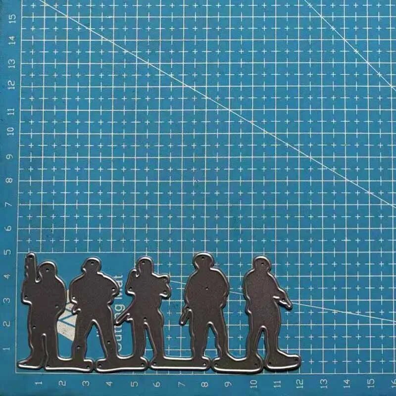 Металлические вырубные ножи для скрапбукинга, декоративные формы для бумажных поделок, шаблоны для тиснения, 1 шт.