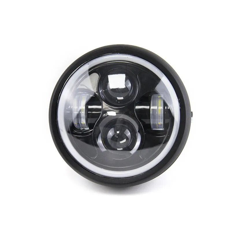 LED фара на мото светодиодная /6,5 дюймов с корпусом , для мотоциклов , мопедов Альфа и др , 1шт