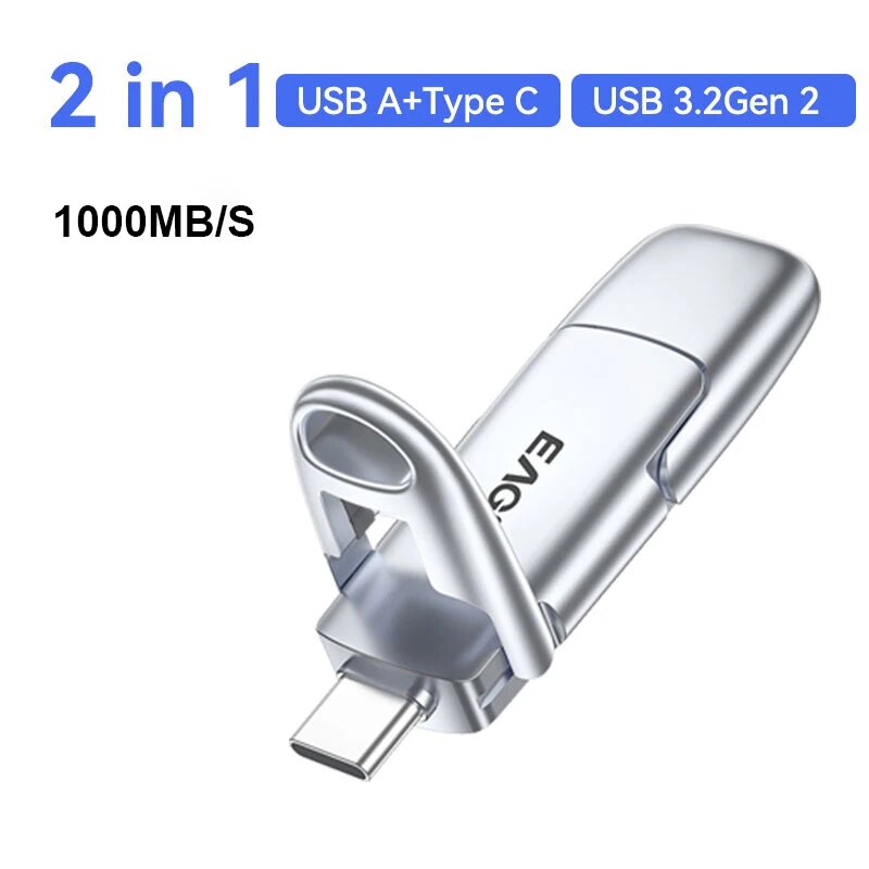 Eaget SU100 USB-флешка 512 ГБ / 1 ТБ 512 ГБ, SU100 USB Pen Drive