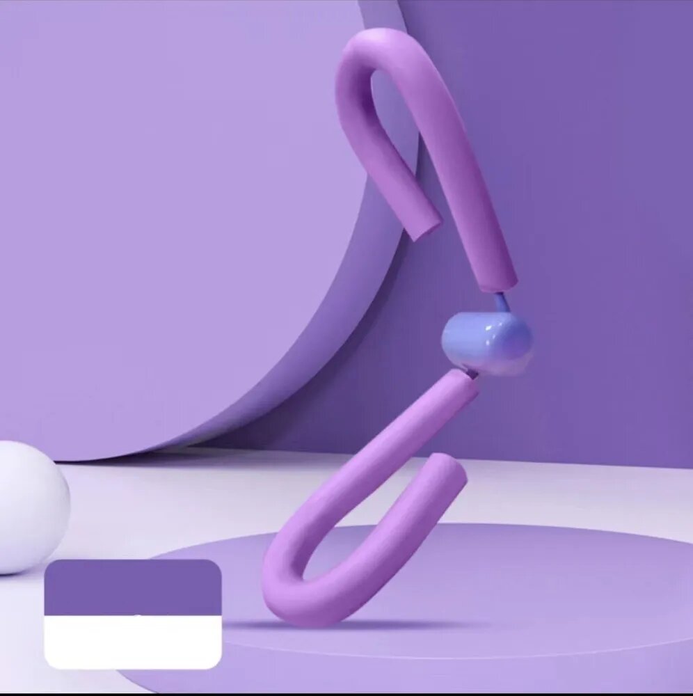 Мини-тренажер CW313-DE для ног, ягодиц и бедер. Эспандер лилового цвета