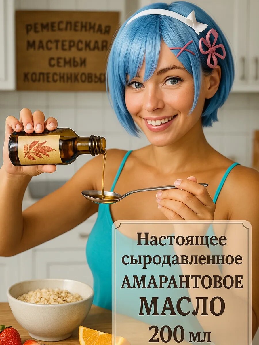 Сыродавленное амарантовое масло - 200 мл