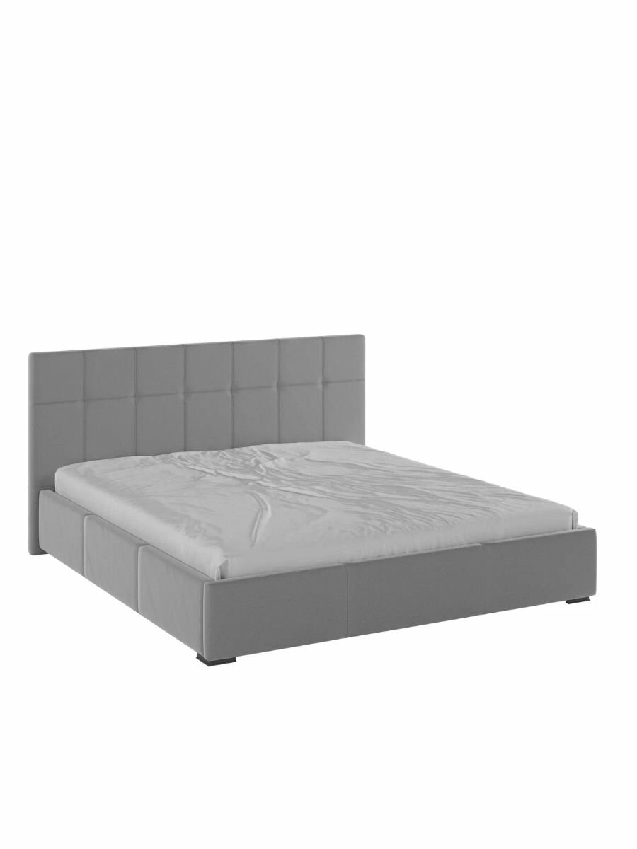 Домани, кровать интерьерная Рио, 1,8 м, с подъемным механизмом, 1960х1050х2230, Светло-серый