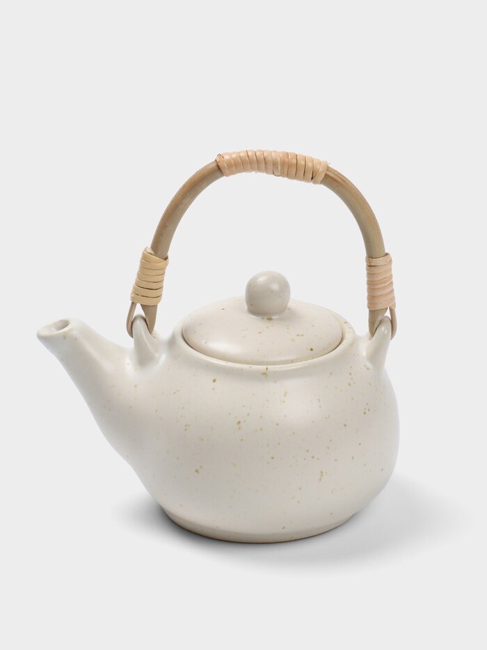 Чайник заварочный «Камень», 18×18×12 см, керамика, бежевый в крошку