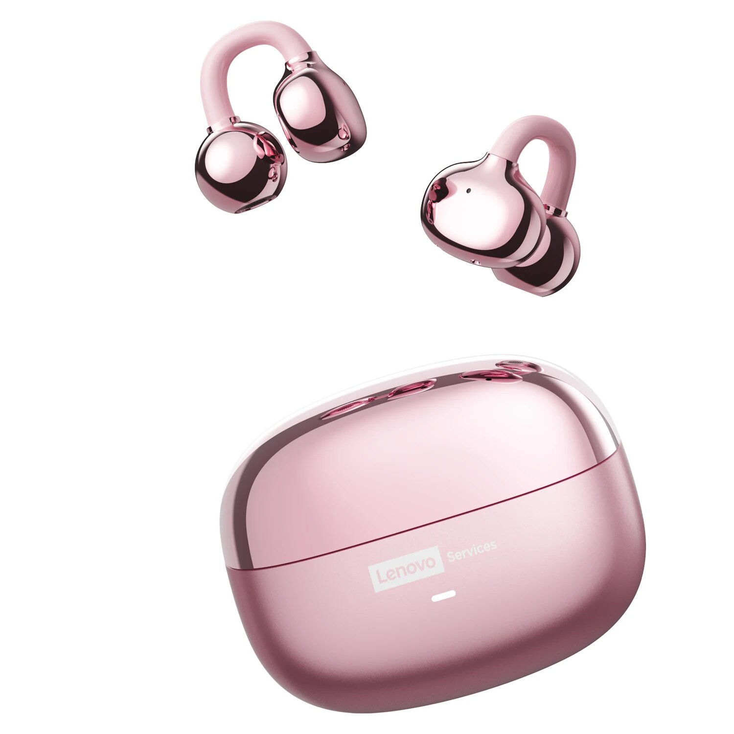 Беспроводные наушники Lenovo LE302 OWS Pink