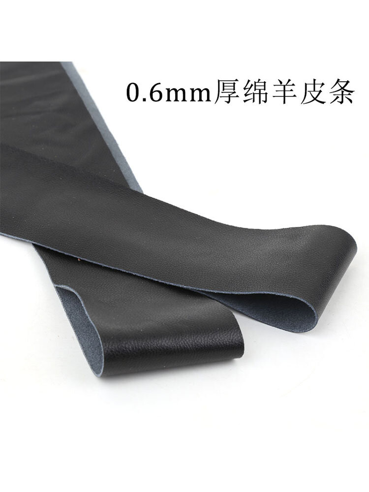 Натуральная кожа из первичного слоя овчины толщиной 0,6 мм с расширенным краем для рукоделия, DIY, обмотки,