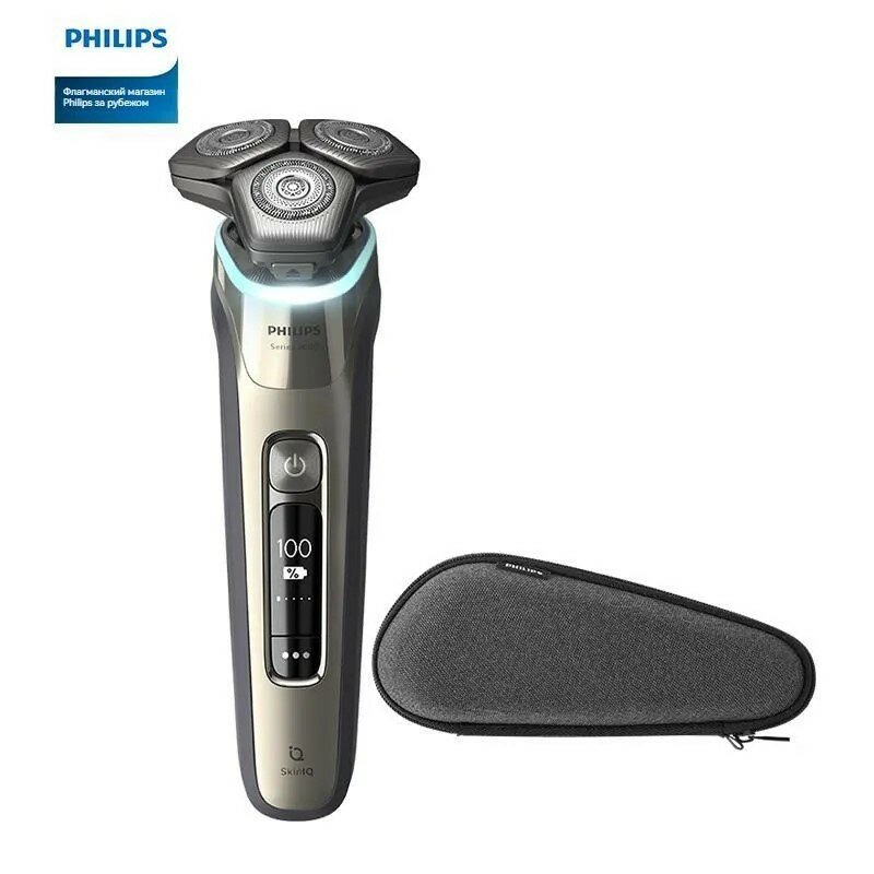 Электробритва PHILIPS S9983, с технологией SkinIQ, для чувствительной кожи, 9000 серий