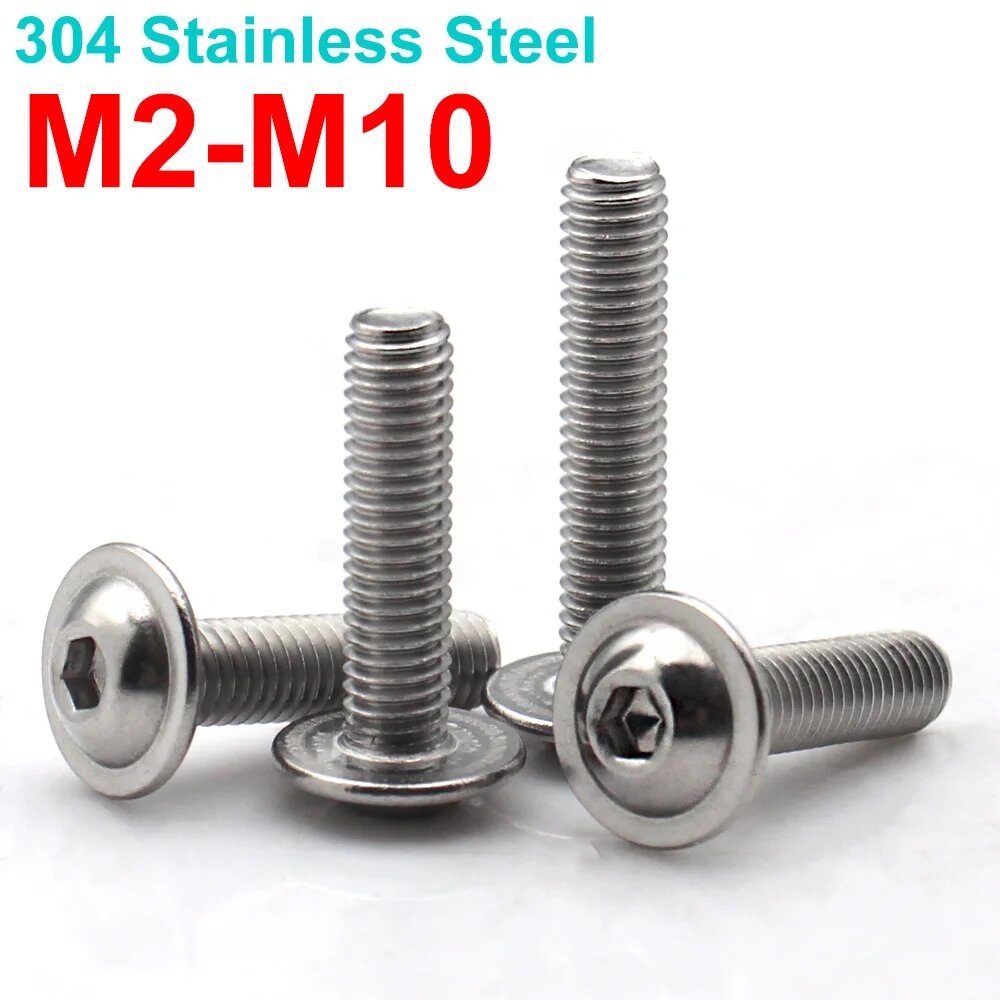 Винты SEMS из нержавеющей стали Zimir WJ1006A M2-M10 M2.5 x20pcs, 4mm