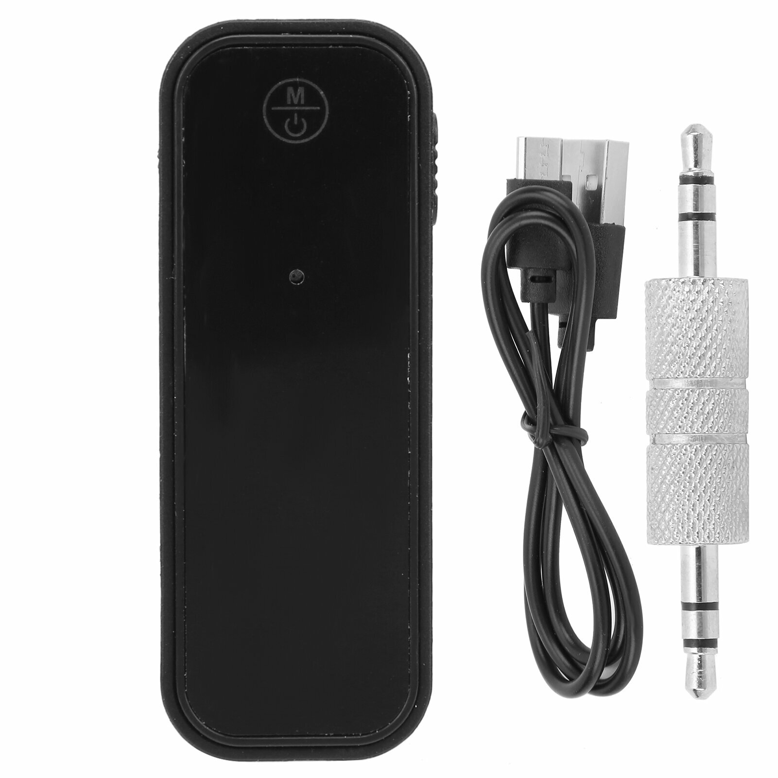 Bluetooth5.0 AUX Adapter 2in1 4H Battery Life Music Receiver for Car Earphone HandsFree Call