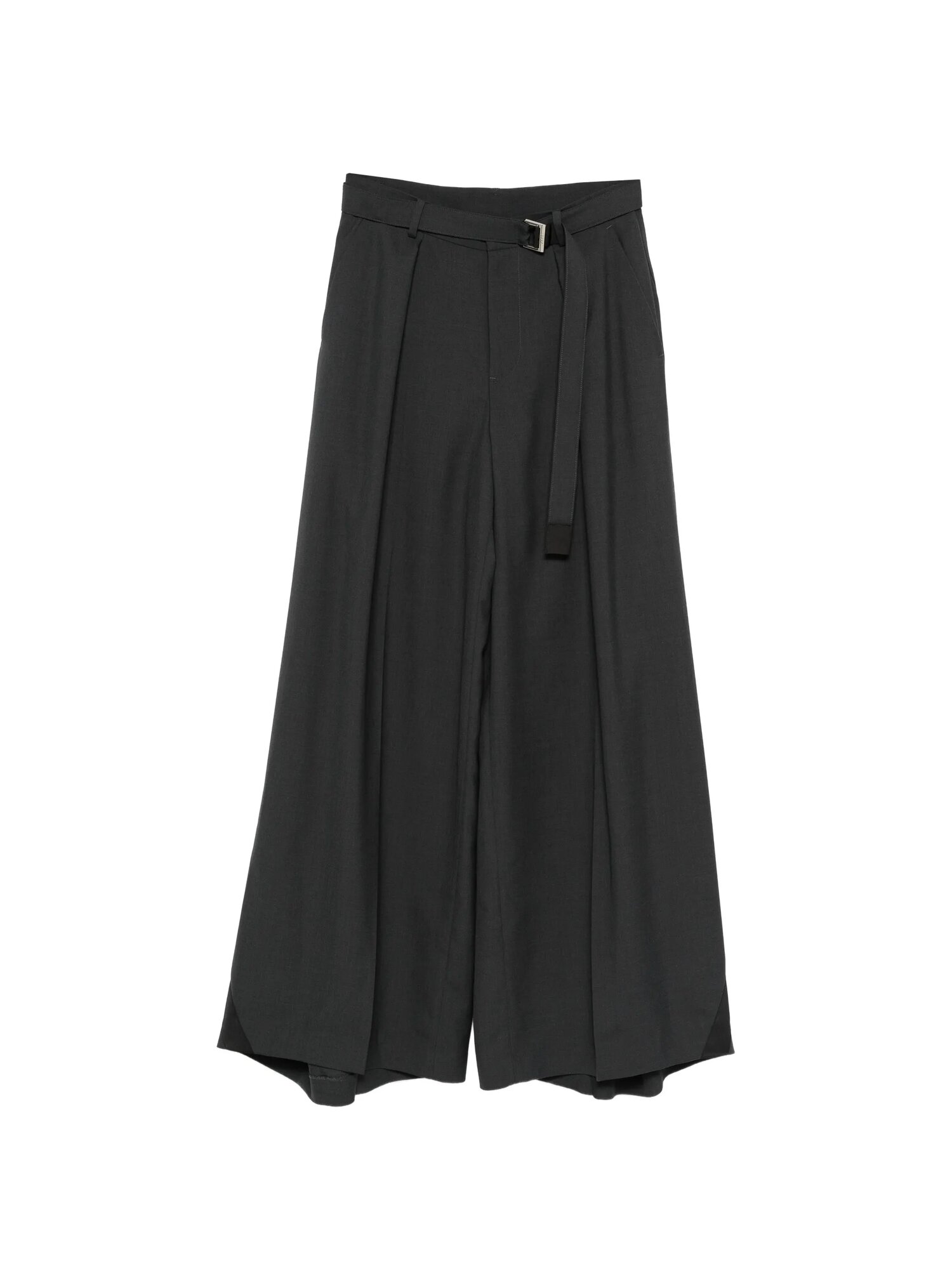 Брюки Belted pleated trousers