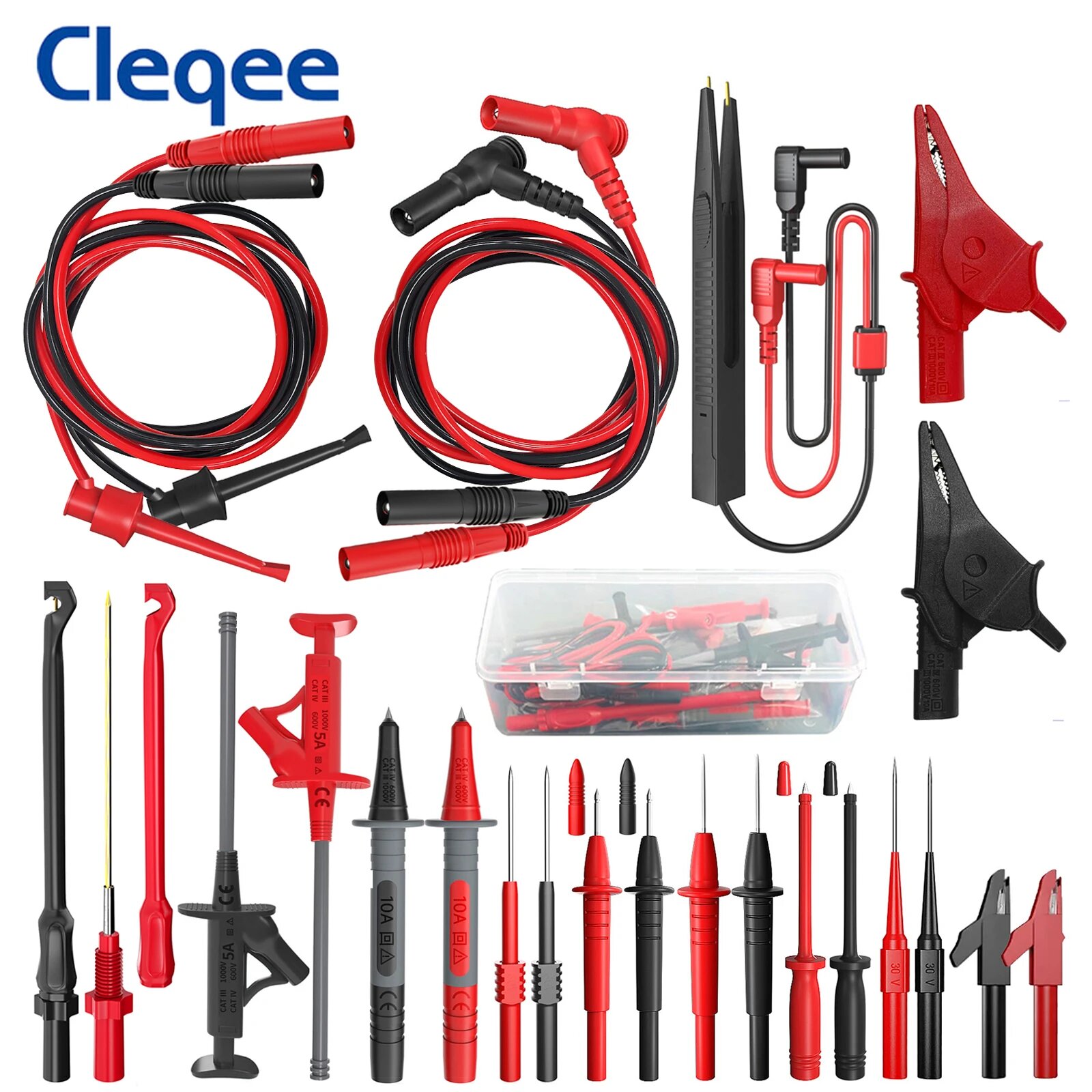 CLEQEE Cleqee P1925 Комплект тестовых проводов для мультиметра 23 шт