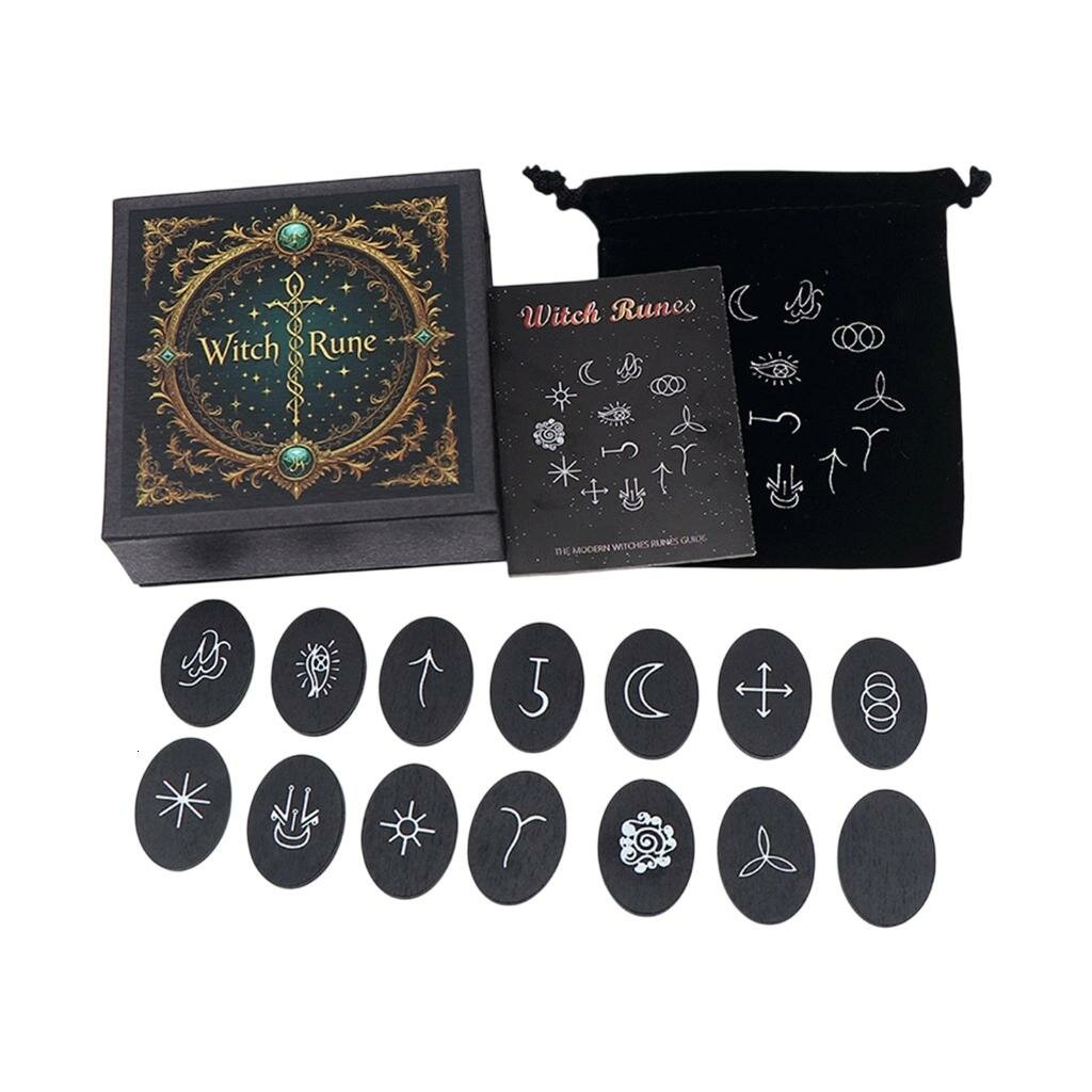 Руны из дерева для настольной игры, Тип А