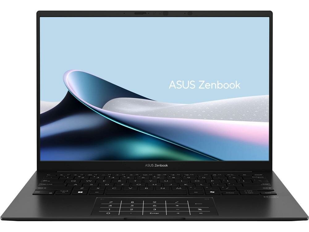 Ноутбук Asus Zenbook 14 UM3406GA-QD118 Ryzen AI 5 430 16Gb SSD1Tb AMD Radeon Graphics 14 OLED WUXGA (1920x1200) без ОС black WiFi BT Cam Bag (90NB17R1