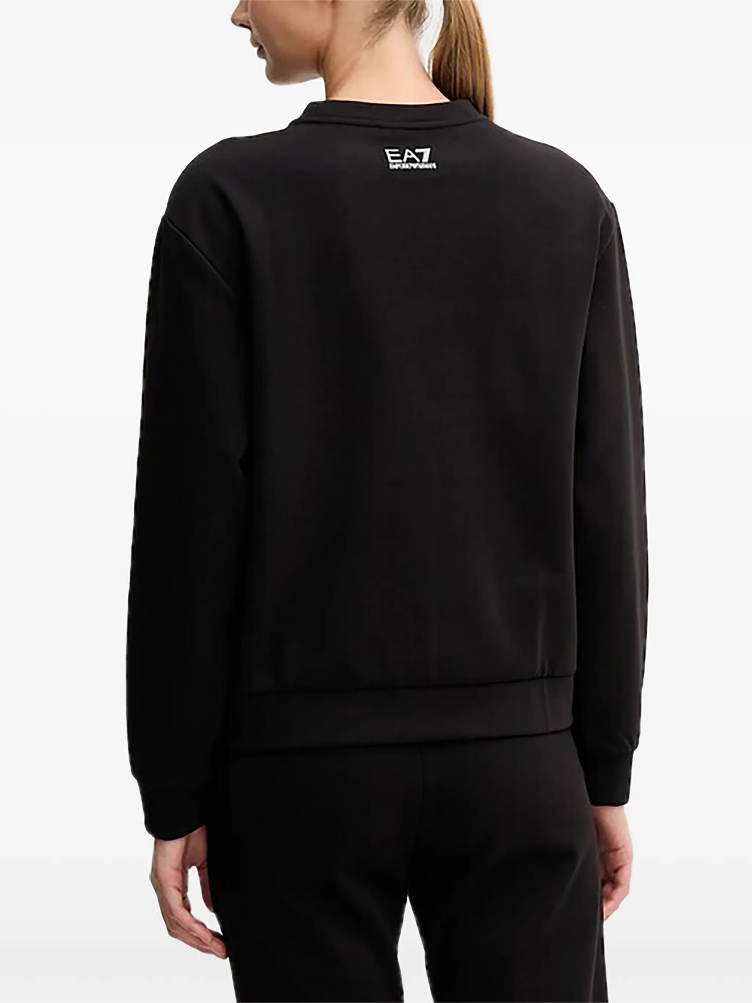 Толстовка EA7 EMPORIO ARMANI Logo sweatshirt, размер M, , black/black — фото 1