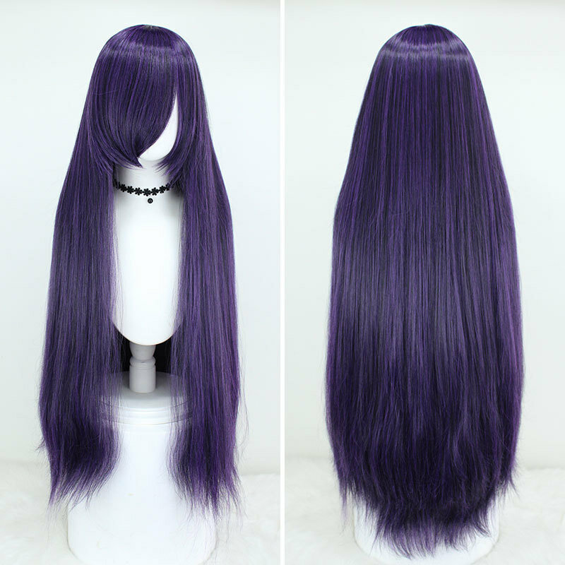 Парик для косплея аниме длинный прямой 100 см пушистый cosplay wig универсальный образ