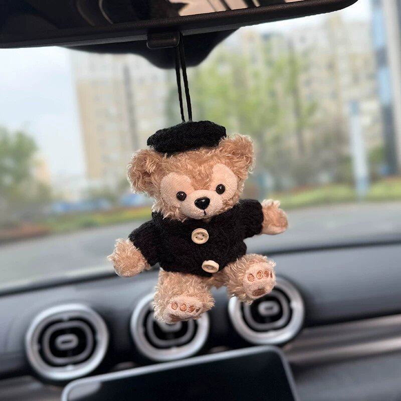 Автомобильный аксессуар в стиле Дюфи с беретом (элегантный декор салона)