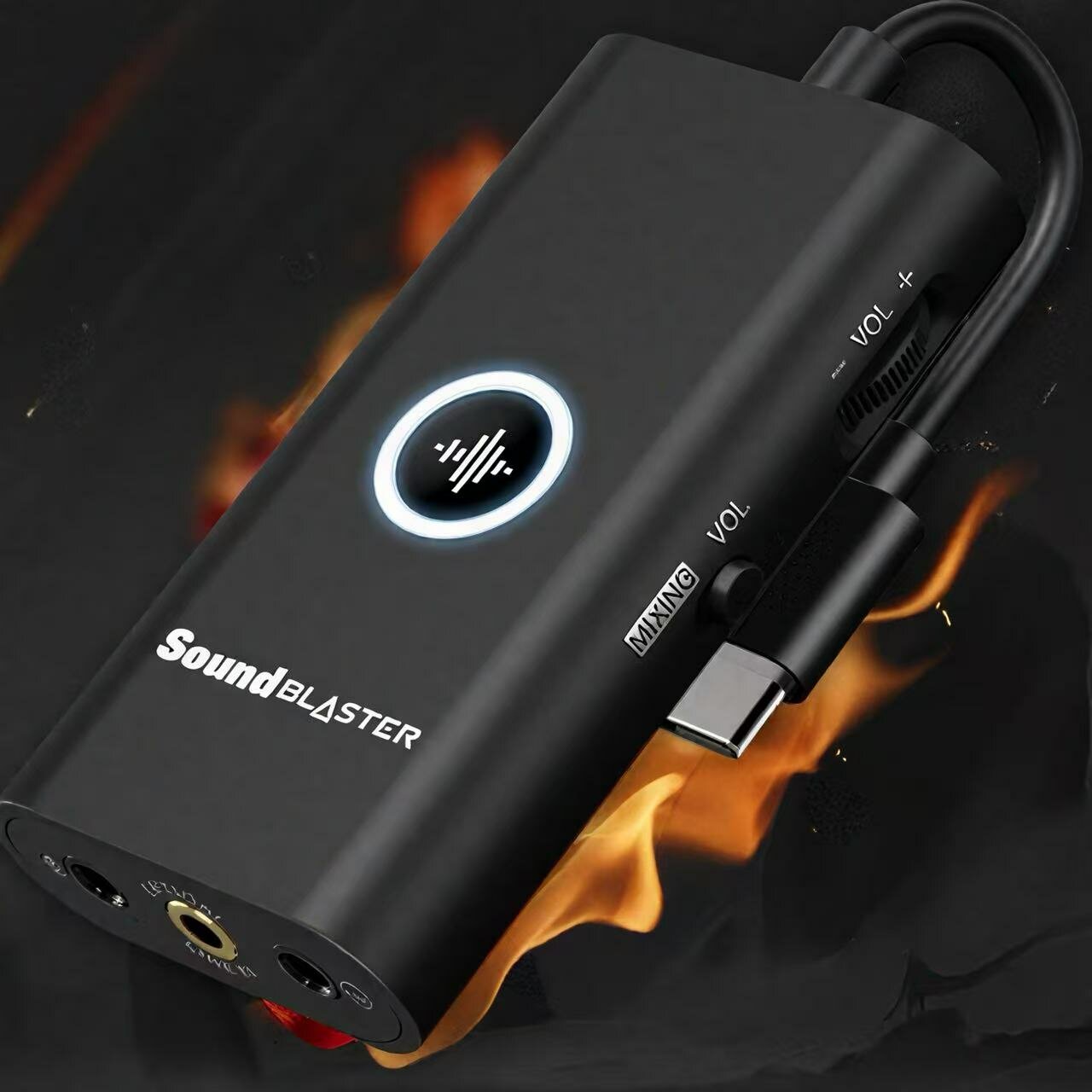 Внешний USB-C звуковой адаптер Creative Sound Blaster G3 (усилитель для наушников, игровой DAC)