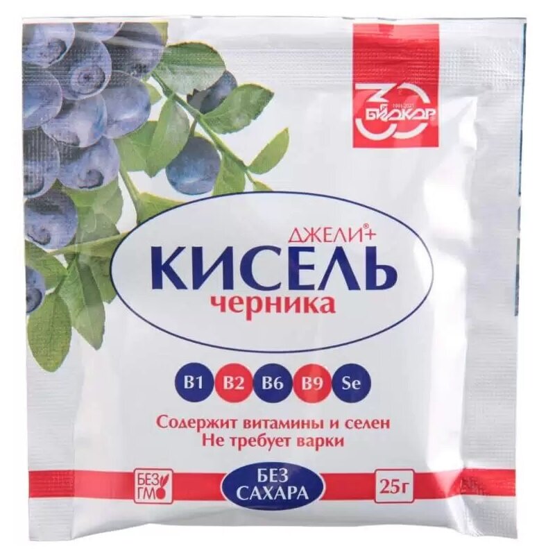 Джели+ Кисель 25Г Черника