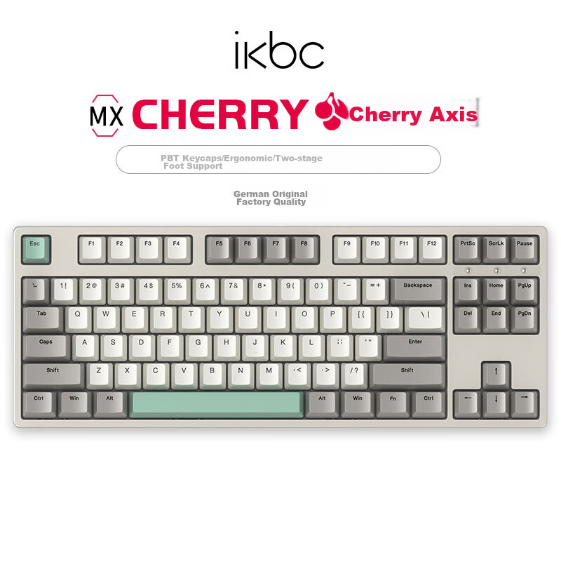 Ikbc C200 87-клавишная механическая клавиатура с переключателем Cherry MX Brown проводная игровая и офисная клавиатура