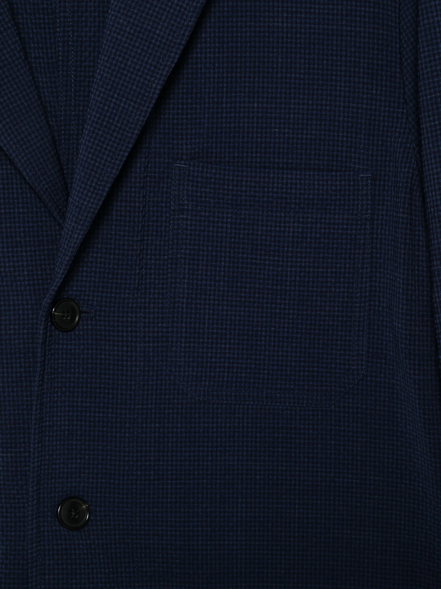 Куртка Paul Smith Houndstooth-pattern single-breasted jacket, размер 40, blue — фото 1