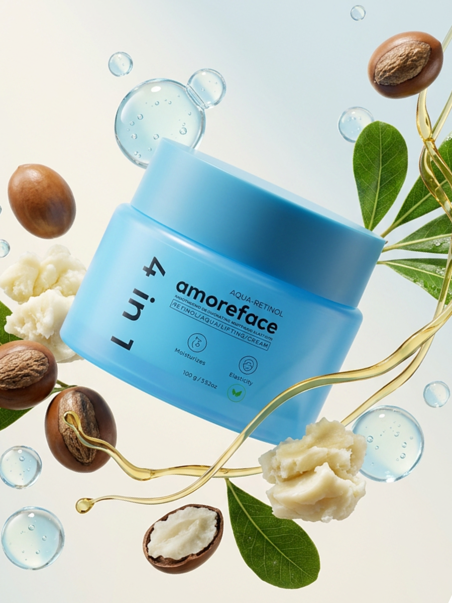 Amoreface Крем для лица 4 в 1 с ретинолом / Aqua-Retinol Lifting Cream, 100 г