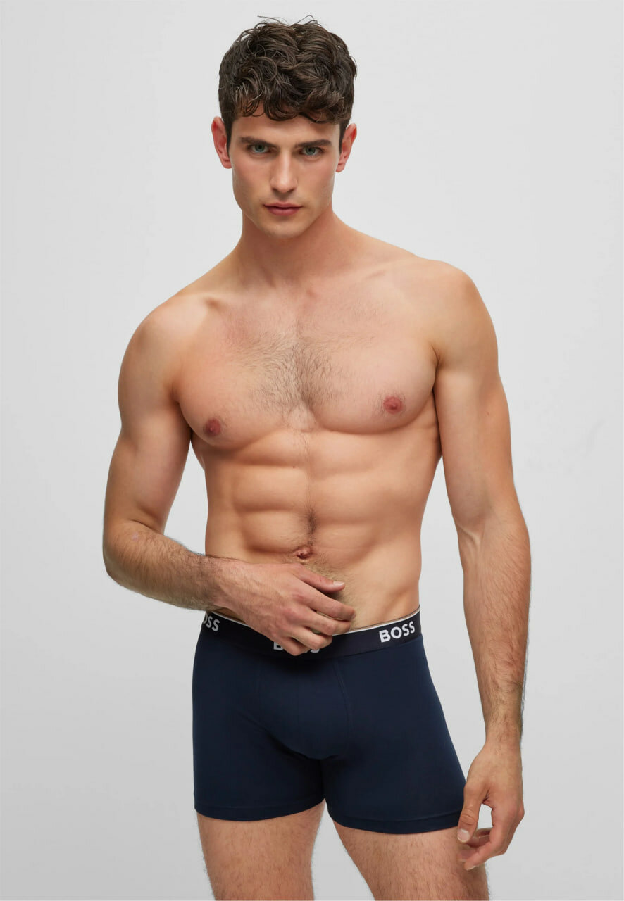Трусы BOSS POWER 3 PACK - Boxerbriefs, комплект из 3 шт., размер L, синий — фото 1
