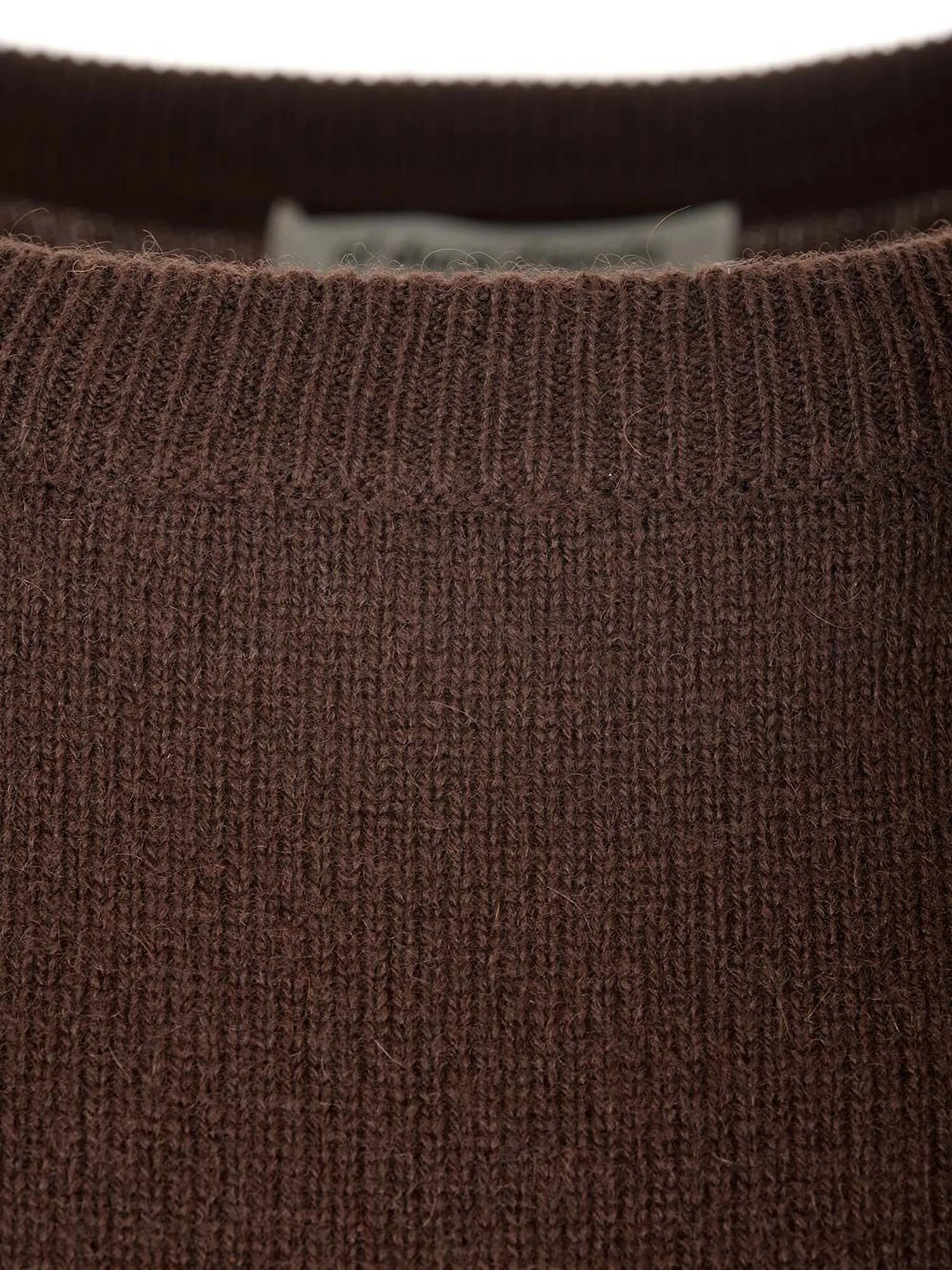 Джемпер al duca d'aosta Crew-neck cashmere jumper, размер M, brown — фото 1