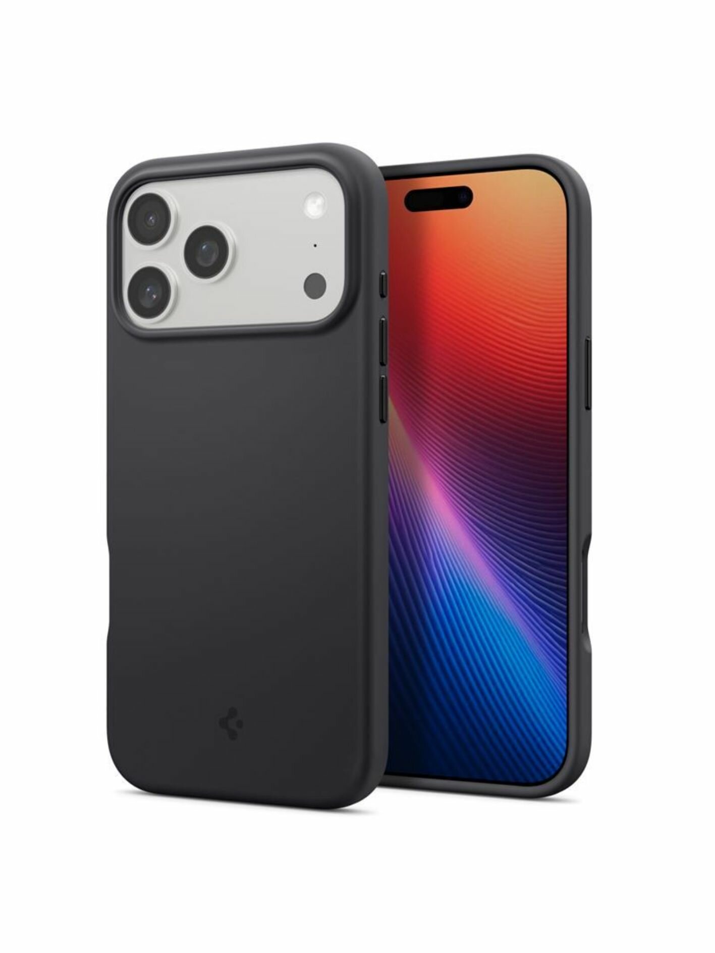 Чехол Spigen на iPhone 17 Pro / Айфон 17 Про , Silicone Fit Magsafe (ACS10335), бортики для защиты камеры и дисплея