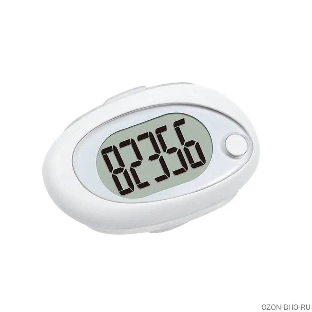 Трехмерный сенсорный шагомер-фиитнес-трекер с клип-on крепежом, съемным клипом и лямкой для точного подсчета шагов, цвет черный или белый на выбор