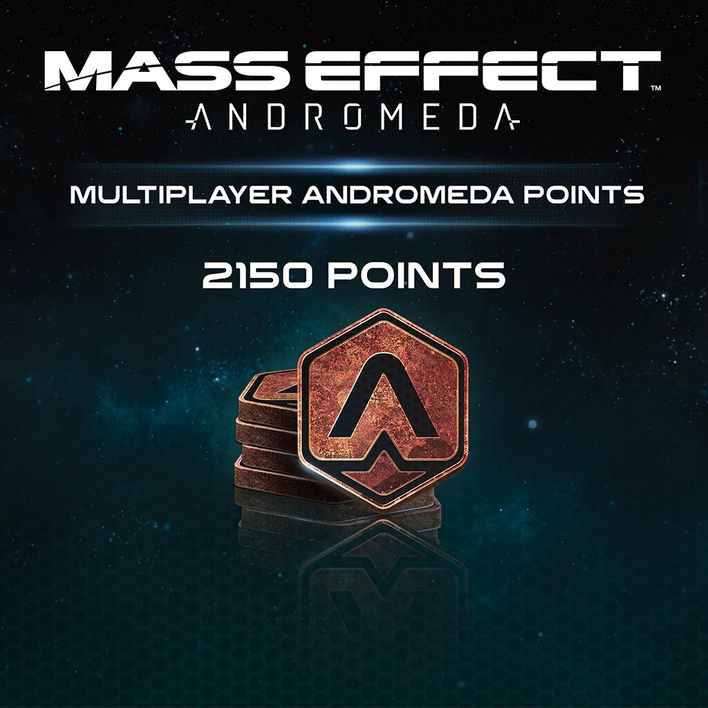Дополнение 2150 Mass Effect: Andromeda Points, цифровое издание PlayStation 4, регион Турция / код пополнения баланса