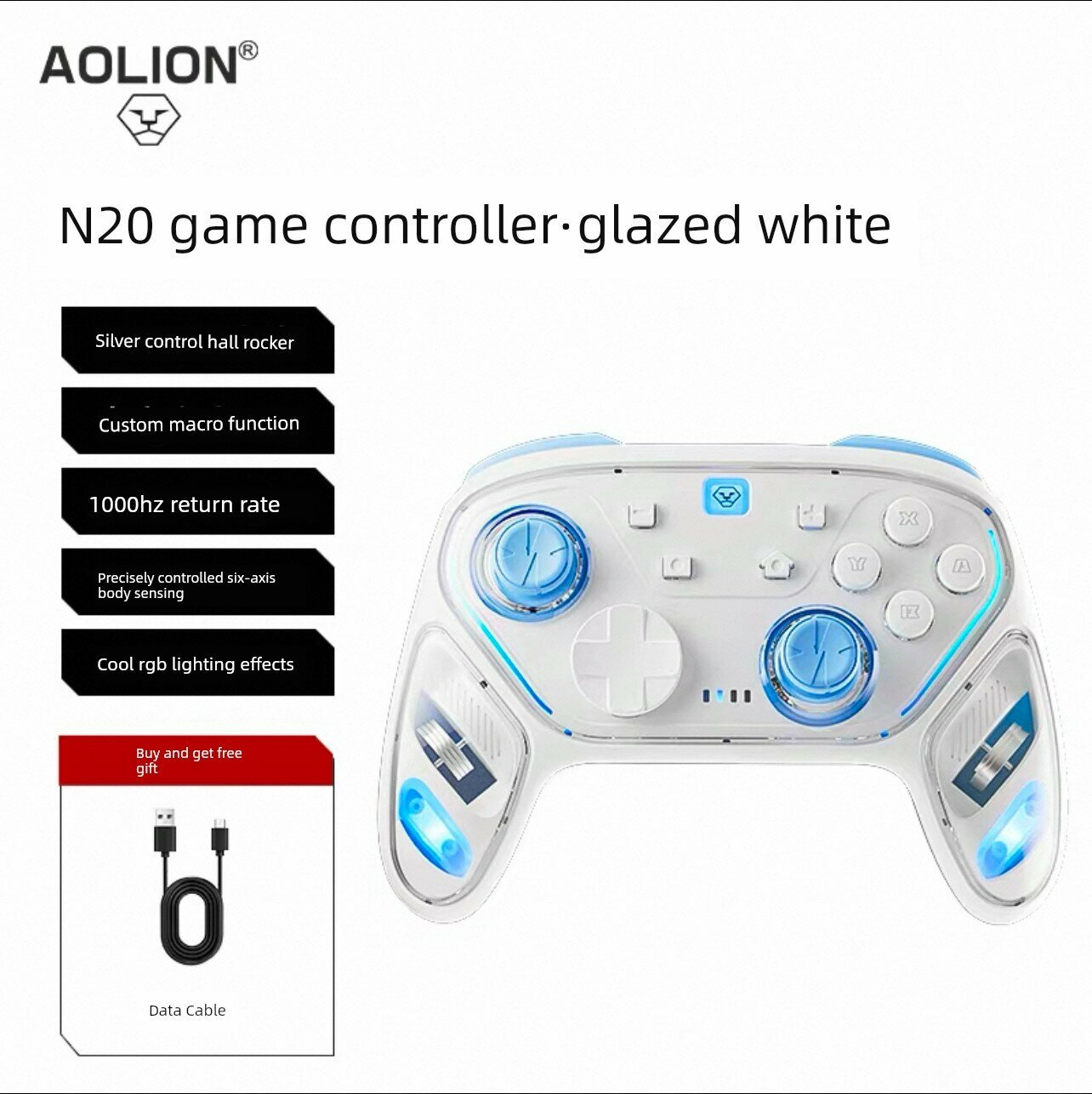 Выгодный оригинальный беспроводной контроллер Switch2/OLED Pokémon ZA Zelda Pro Jet ns2 Аоцзя Львиный Зал N20 Белый