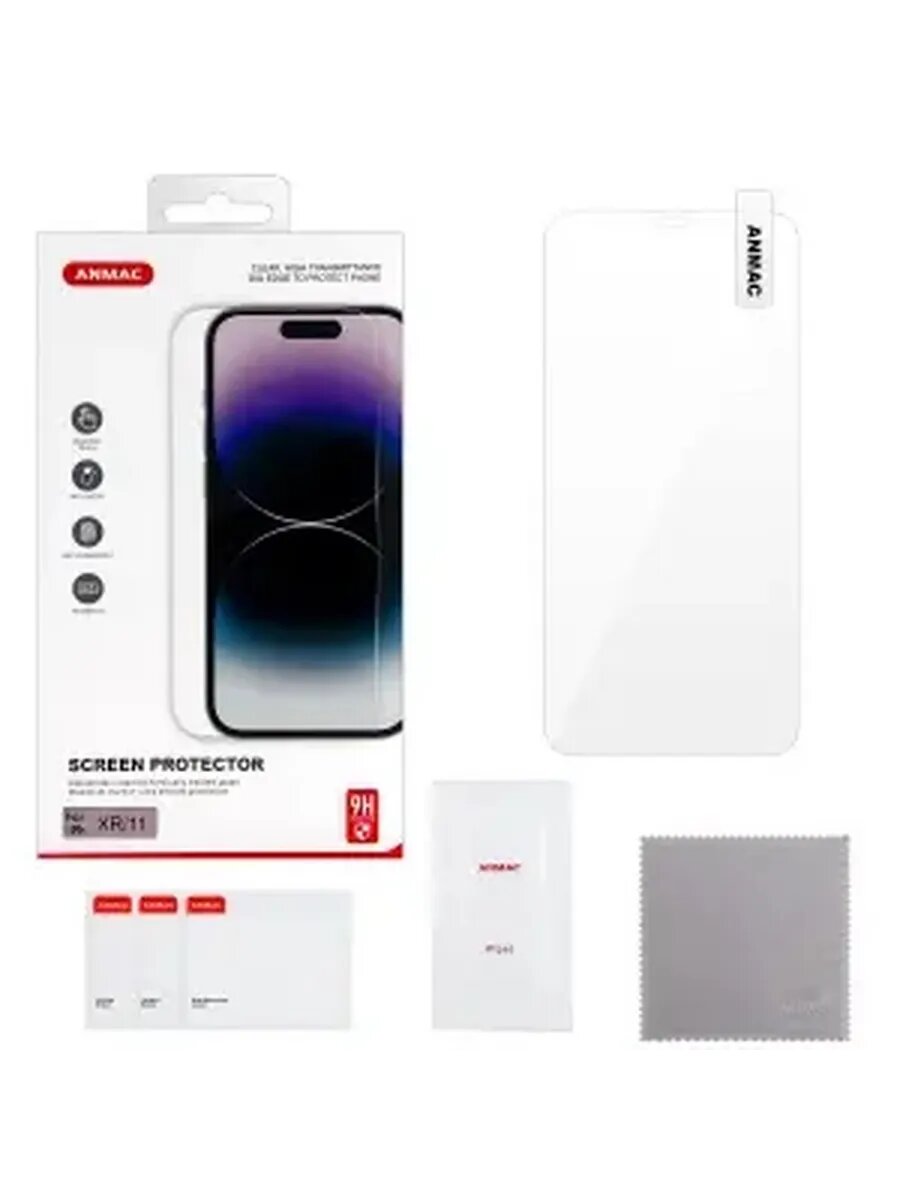Стекло для iPhone XR/11 2.5D Clear — Надежная защита