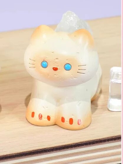 Bebi Tuo Crystal Figurine Кошка Стиль Уникальная Фигурка Подарок на День Рождения для Студентов