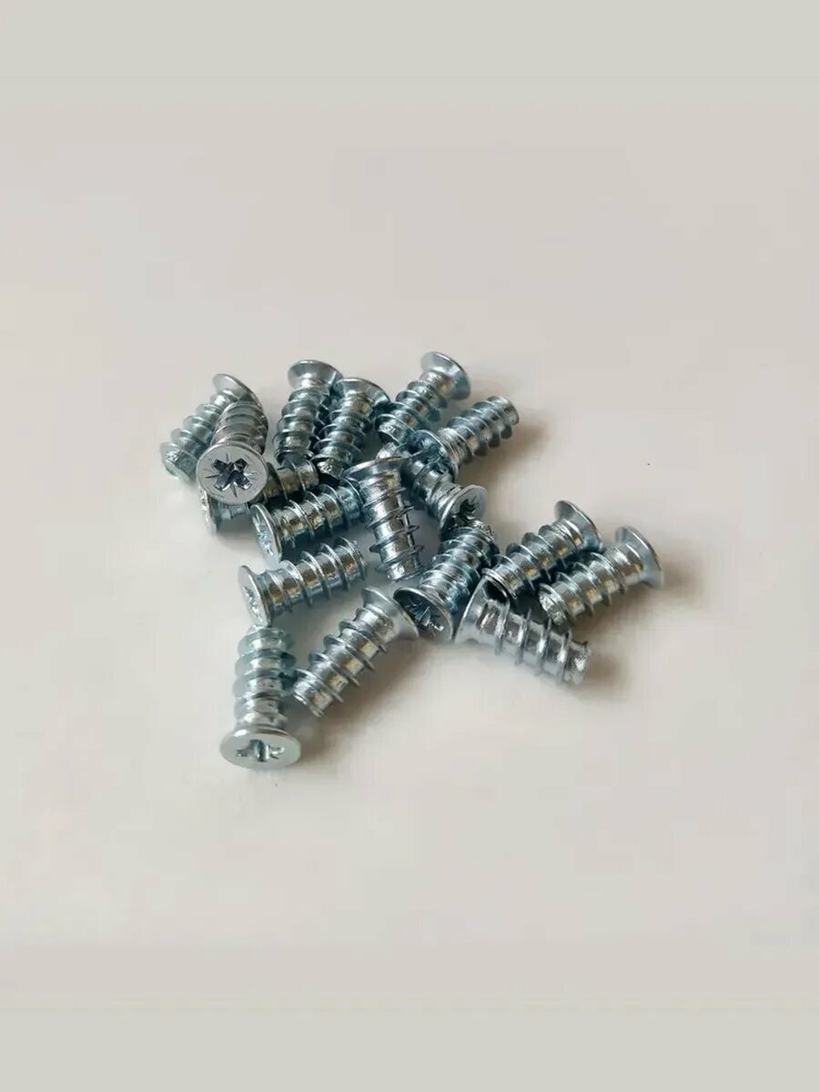 Евровинт 6,3*13, потайная головка, 10 шт