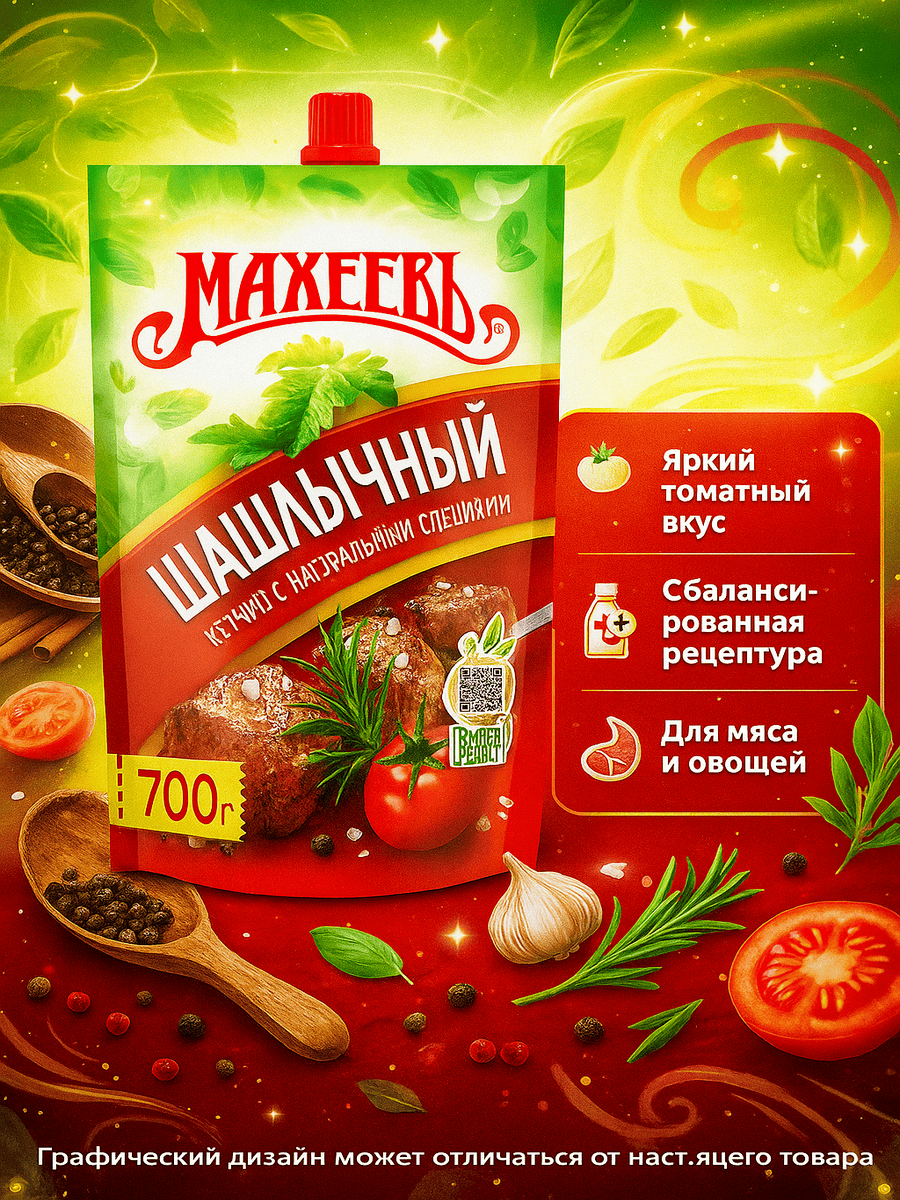 Кетчуп махеевъ Шашлычный, 700г