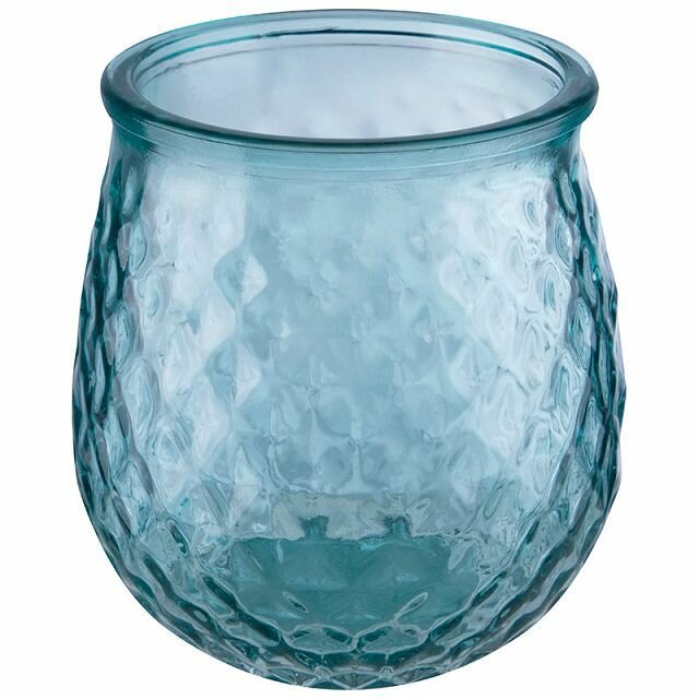 Стакан рыжий КОТ Crystalite, стекло, голубой