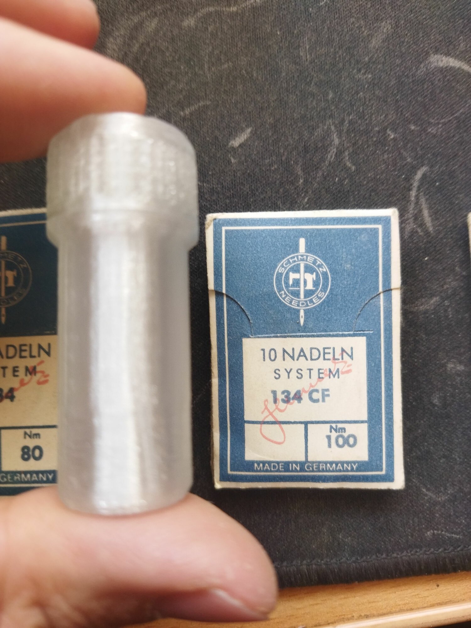 Футляр + Иглы для швейных машин SCHMETZ NM 100 (sistem 134) 10шт Производства до 1990 года!