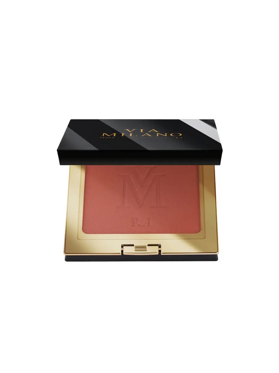 VIA MILANO Румяна для лица сияющие с витамином Е Blush Cheek Illuminating, F24 Honey Bronze