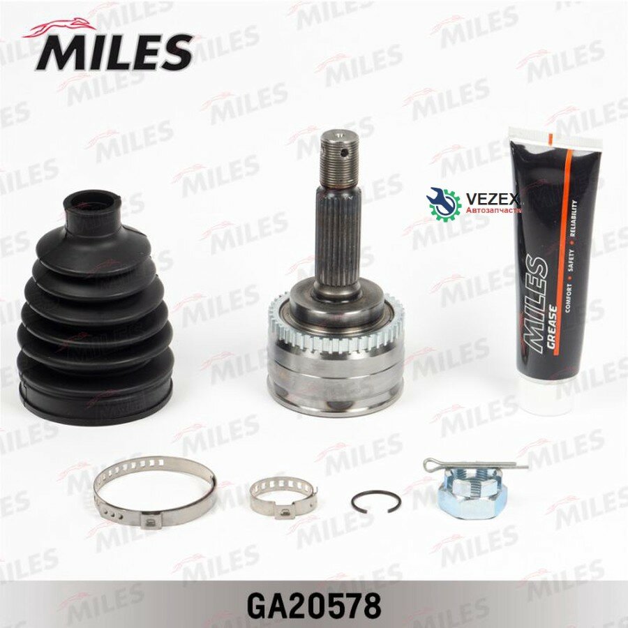 MILES GA20578 ШРУС наружный MITSUBISHI CARISMA/LANCER 1.62.0 9206 (с ABS) (GKN 303523) GA20578