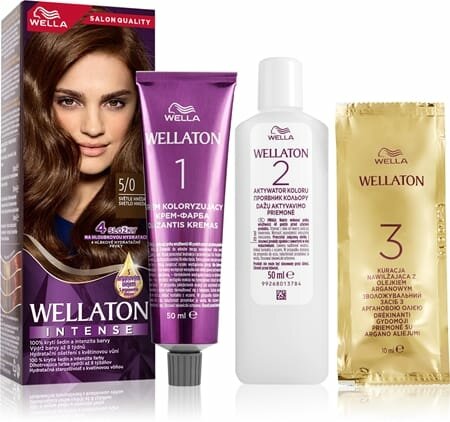 Краска для волос Wella Wellaton Intense, светло-коричневый, 1 шт