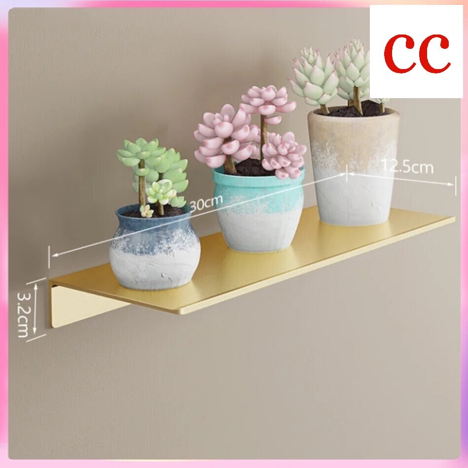 Полка для ванной матовое золото алюминий 30cm Shelf