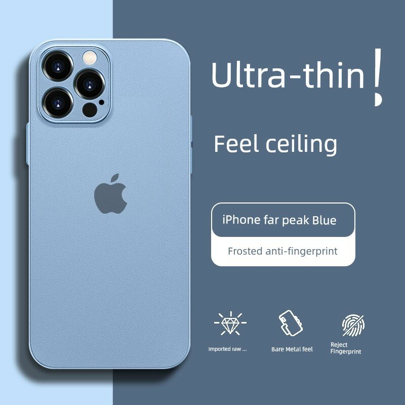 Ультратонкий чехол для iPhone XR с матовым покрытием и защитой от отпечатков пальцев в глубоком синем цвете