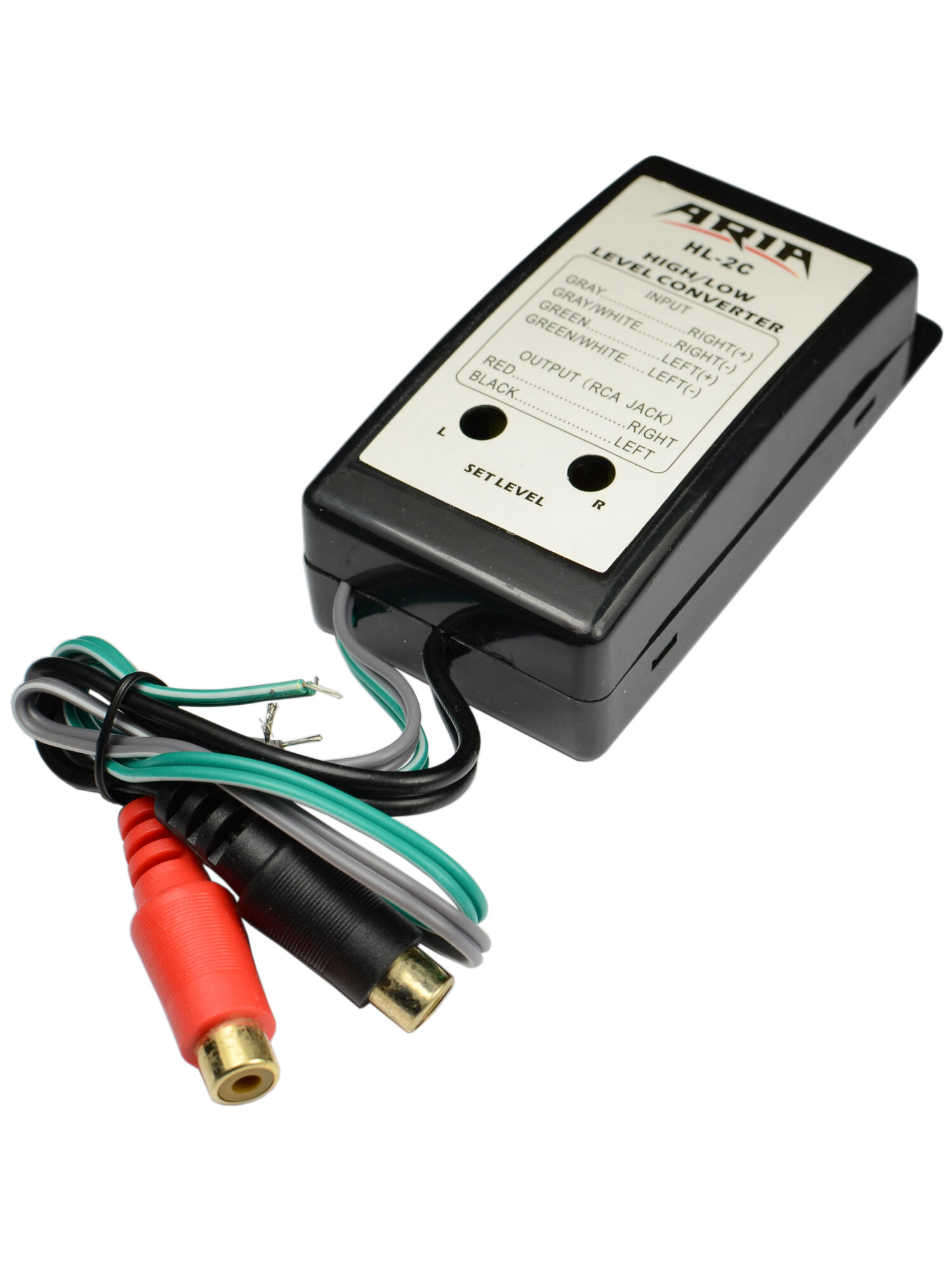 Преобразователь уровня колонки-RCA ARIA HL-2C двухканальный
