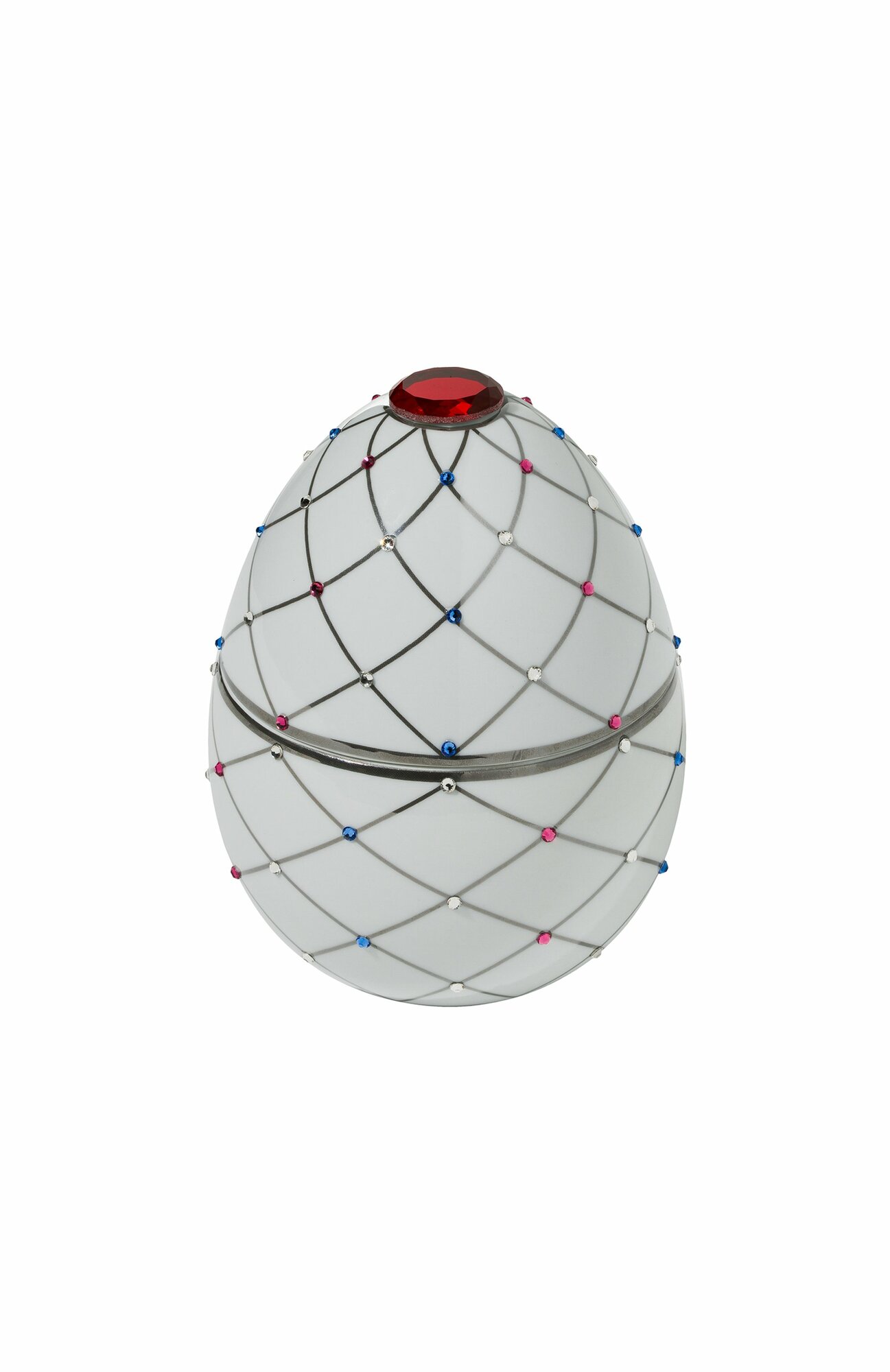 Свеча Bois De Russie White With Silver Stripes (450g) Ladenac Milano