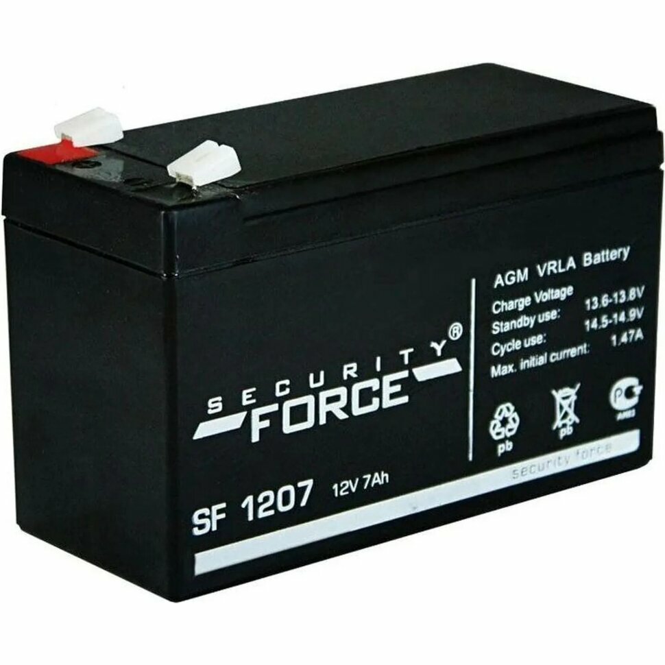 Батарея для ИБП Security Force SF 1207 12 В 7 Ач, 1599404
