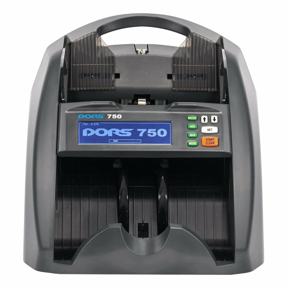 Счетчик банкнот DORS 750М1 Black, 1500 банк/мин,5 видов детекций, 400697