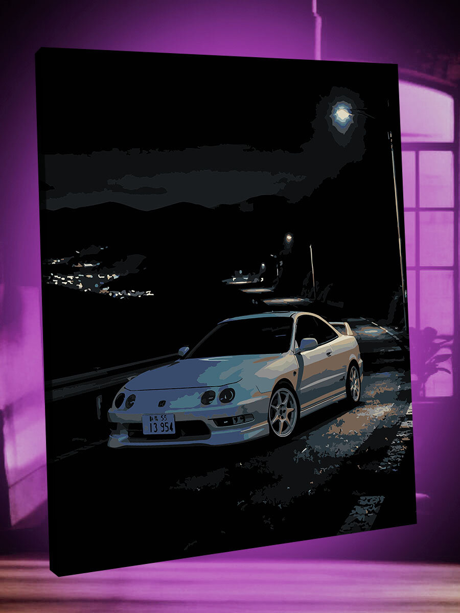 Картина по номерам Honda Integra Type R DC2
