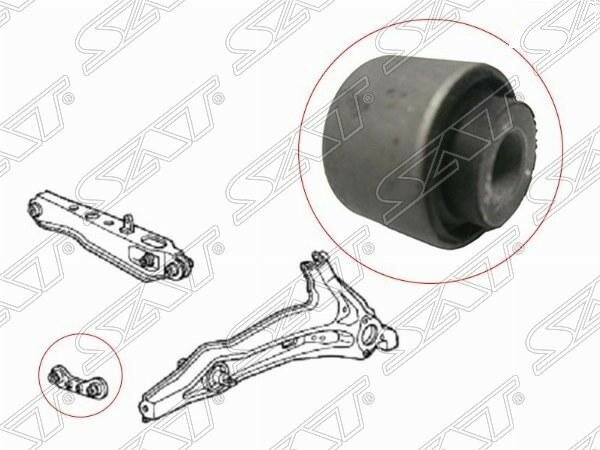 Сайлентблок SAT ST-52343-SH3-004 Honda Civic 87-00, Civic Ferio 91-00 Зад